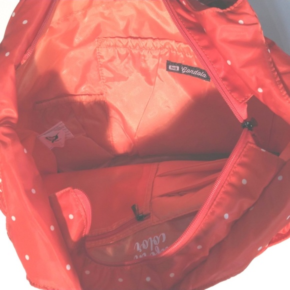 lug | Bags | Lug Gondola Tote Orange W White Dots New | Poshmark